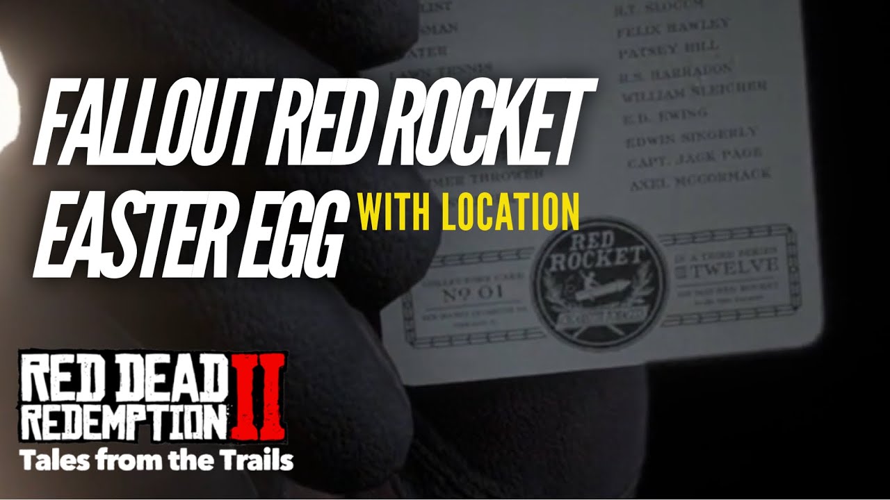 Red Dead Redemption 2: Fallout 4 Red Rocket Easter Egg - YouTube