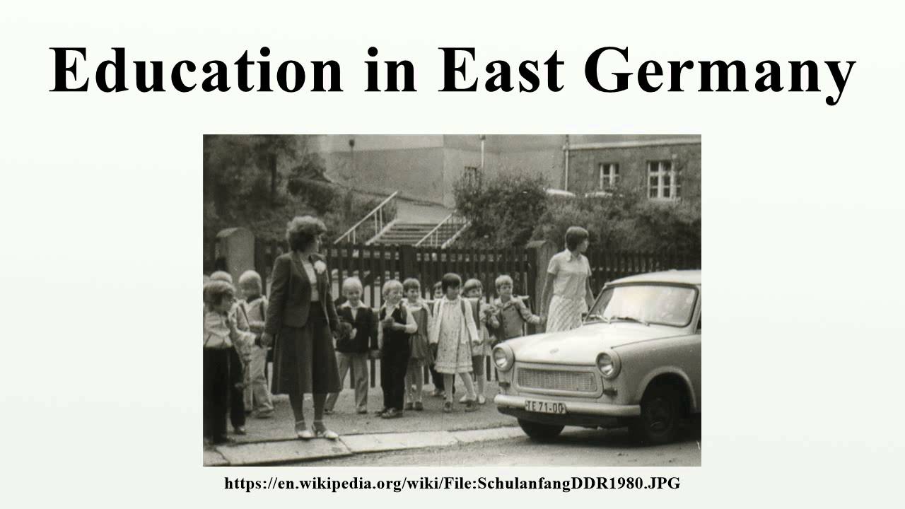 Education in East Germany - YouTube
