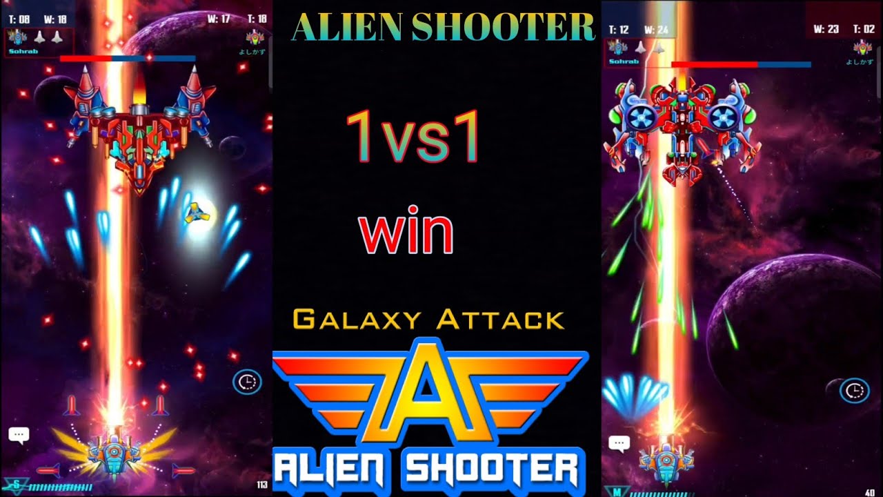 1vs1 PvP mode 27 waves good game sport me guys please galaxy attack ...