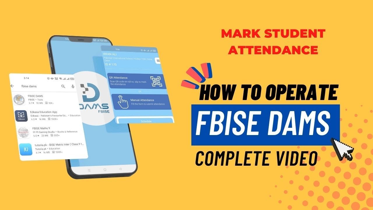 How To Operate FBISE DAMS App || Tutorial || FBISE Official - YouTube