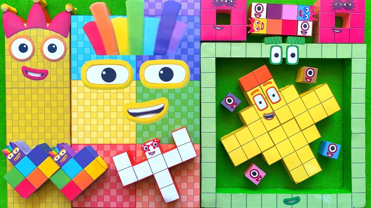 Looking for Numberblocks NEW 1124 Puzzle Tetris Shape | ASMR chirping ...