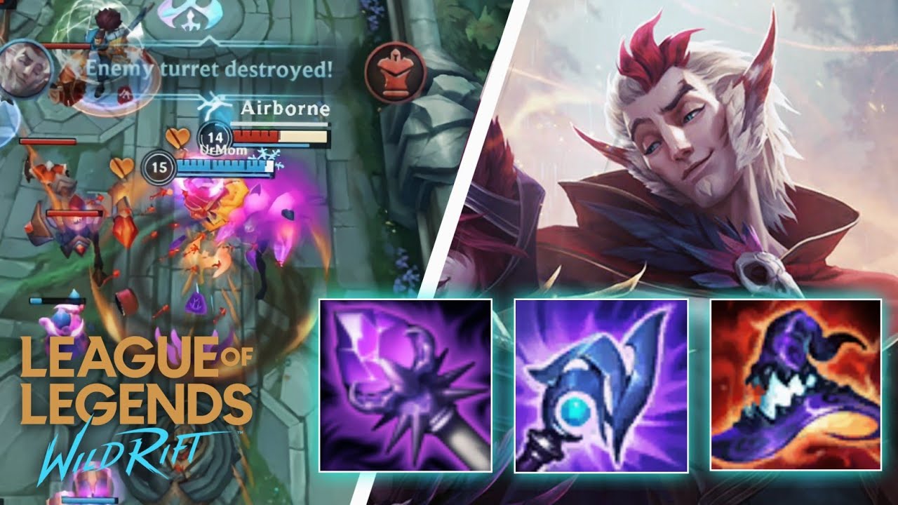 Rakan one shot build | Wild Rift - YouTube