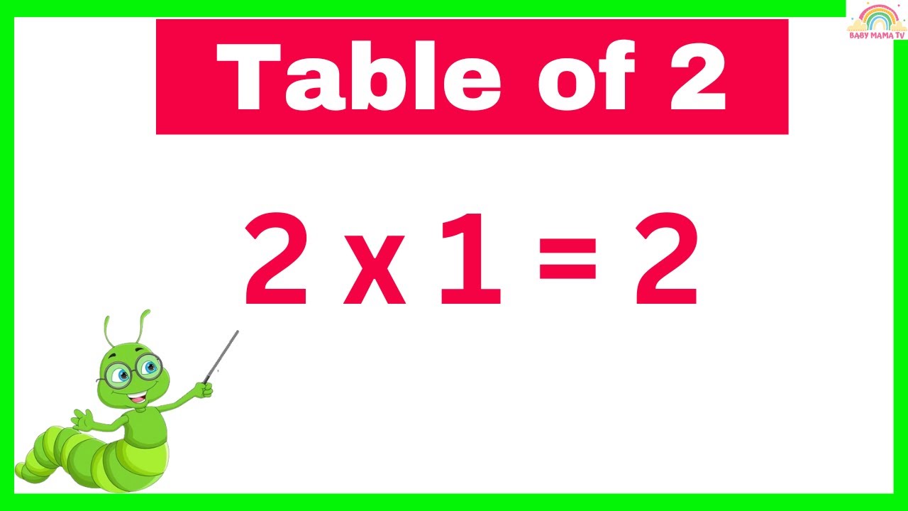 Table of 2 I Table 2 I do ka pahara I 2 ka pahara#tableof2 #tableof2to5 ...