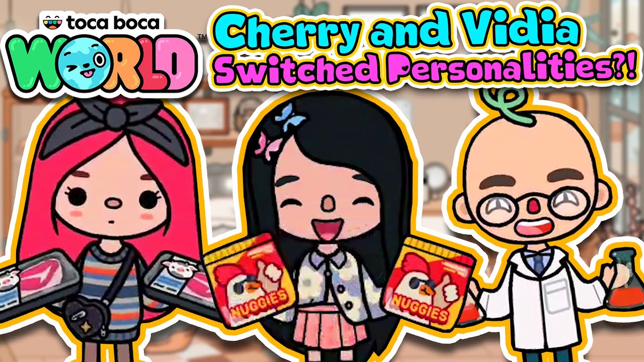 Toca Life World - Cherry and Vidia Switched Personalities! - YouTube
