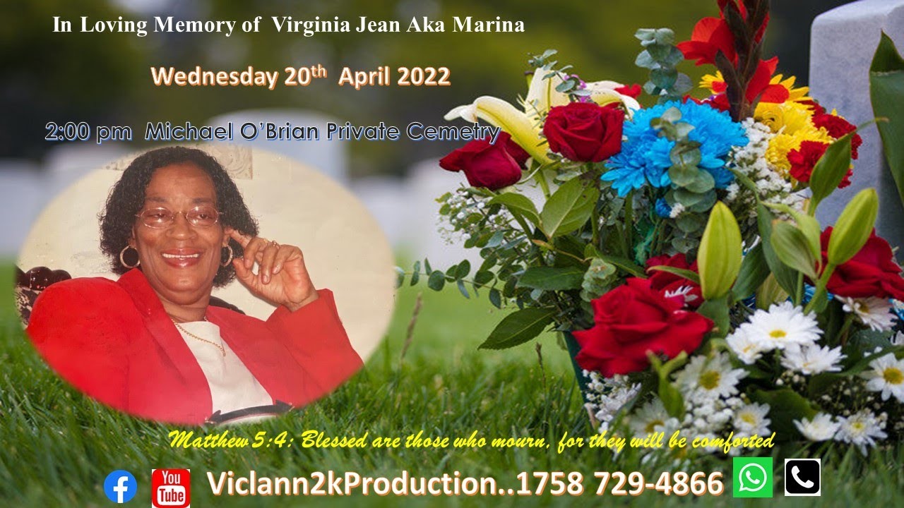 In Loving Memory of Virginia Jean AKA Marina - YouTube