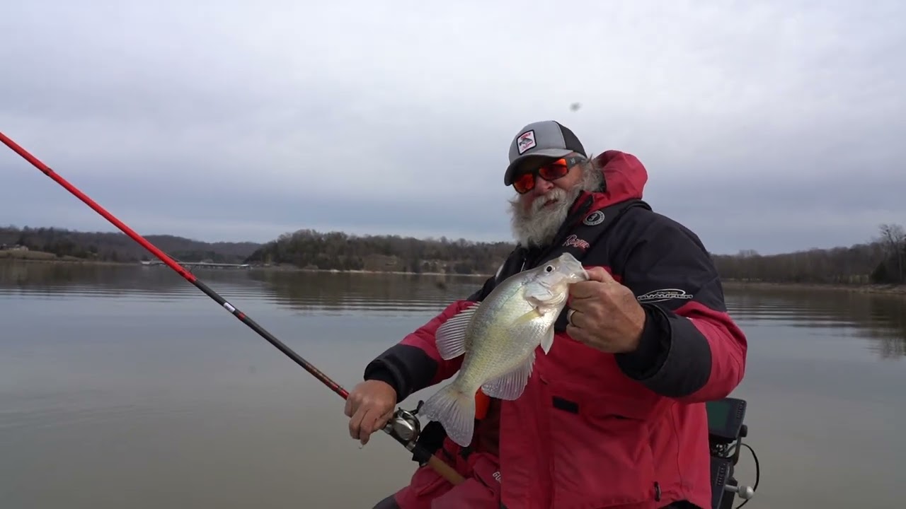 Beaver Lake crappie fishing guide Greg Robinson catching wintertime ...