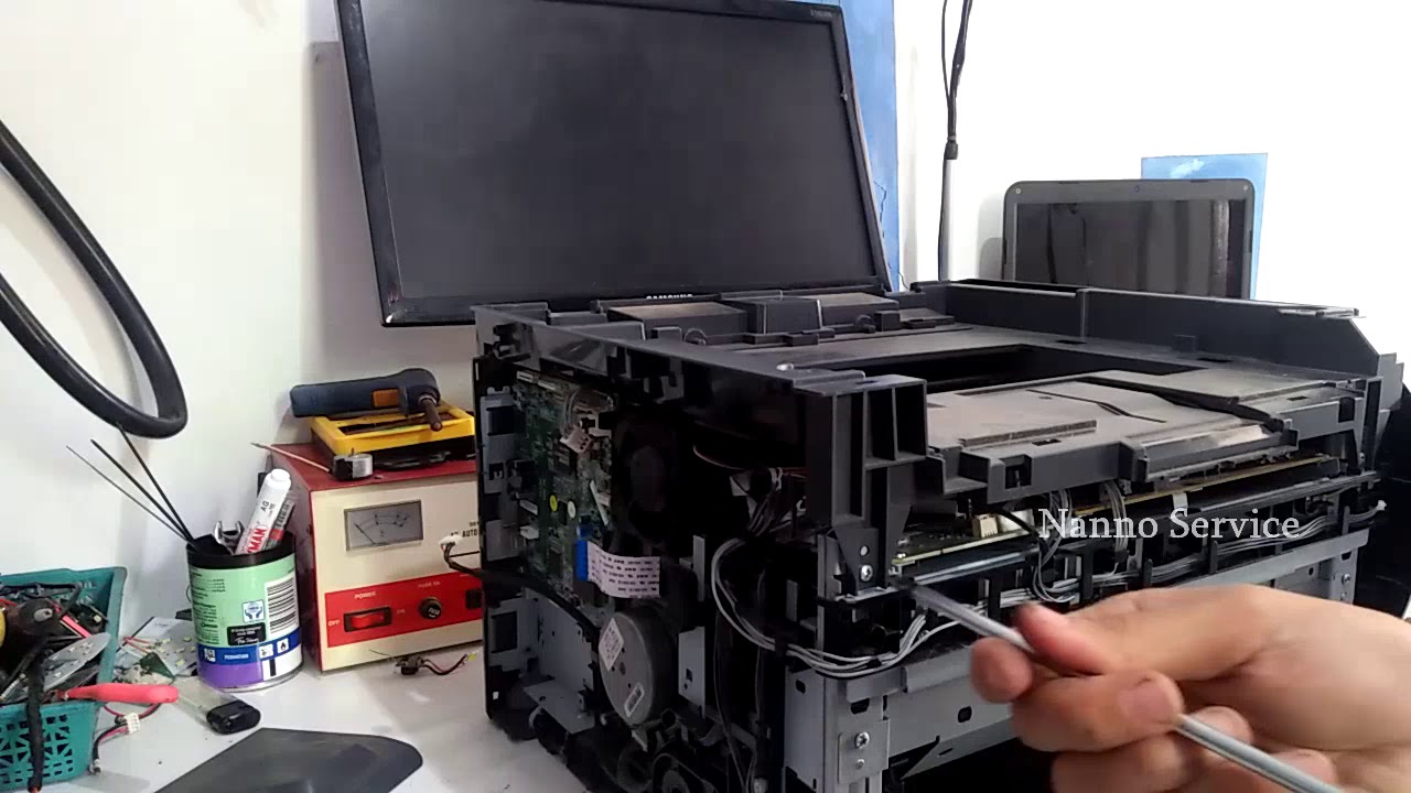 BONGKAR PRINTER FUJI XEROX CM215B - Tutorial Membongkar Printer ...