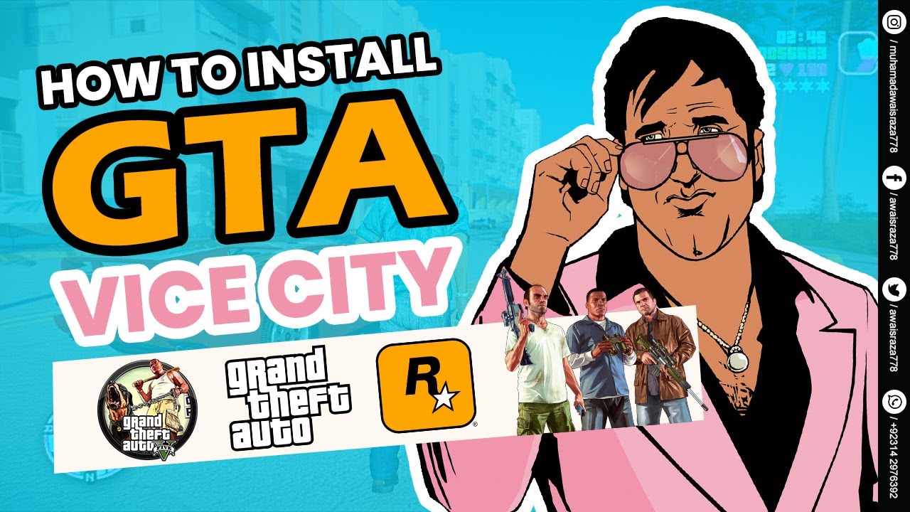 How to Install GTA Vice City _ Grand Theft Auto _ GTA V5 _ Tech with ...