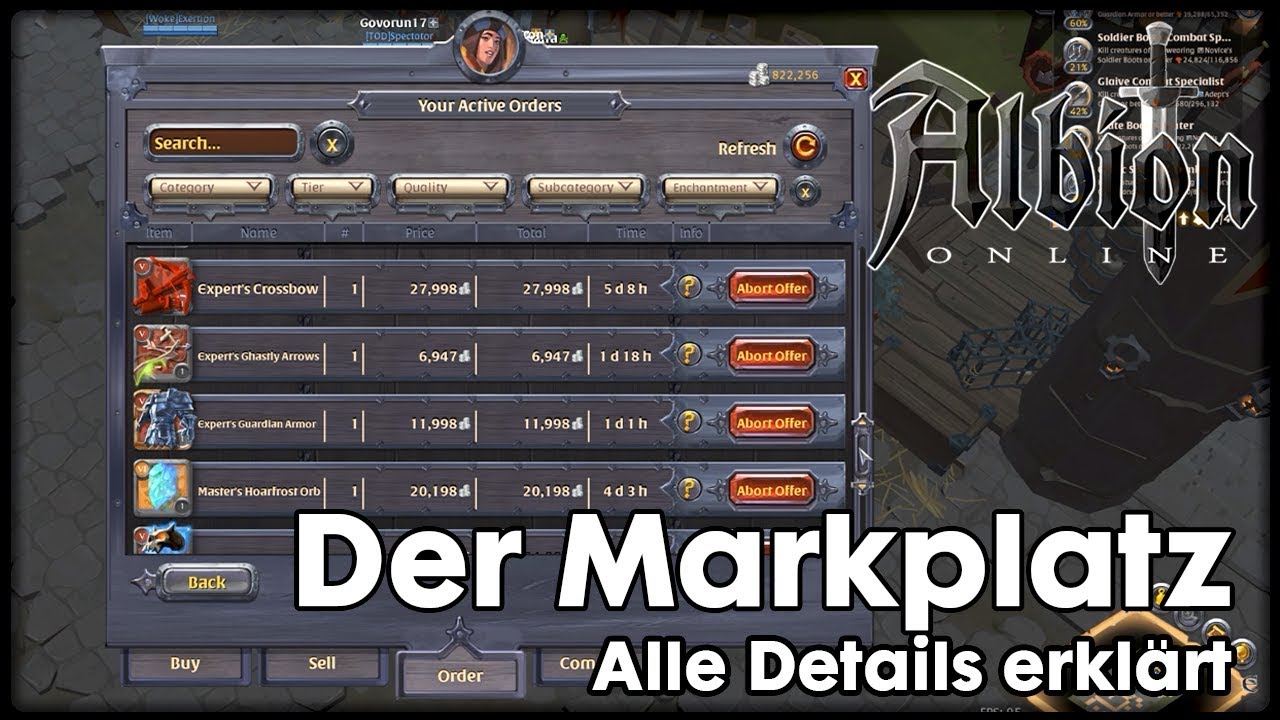 Albion Online Tutorial - Der Marktplatz - YouTube