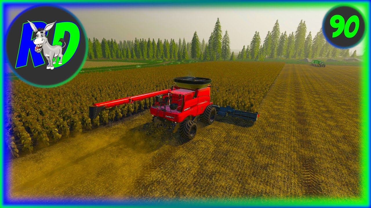 Sunflower Harvesting! | FS19 No Man's Land Survival Series | Ep 90 ...