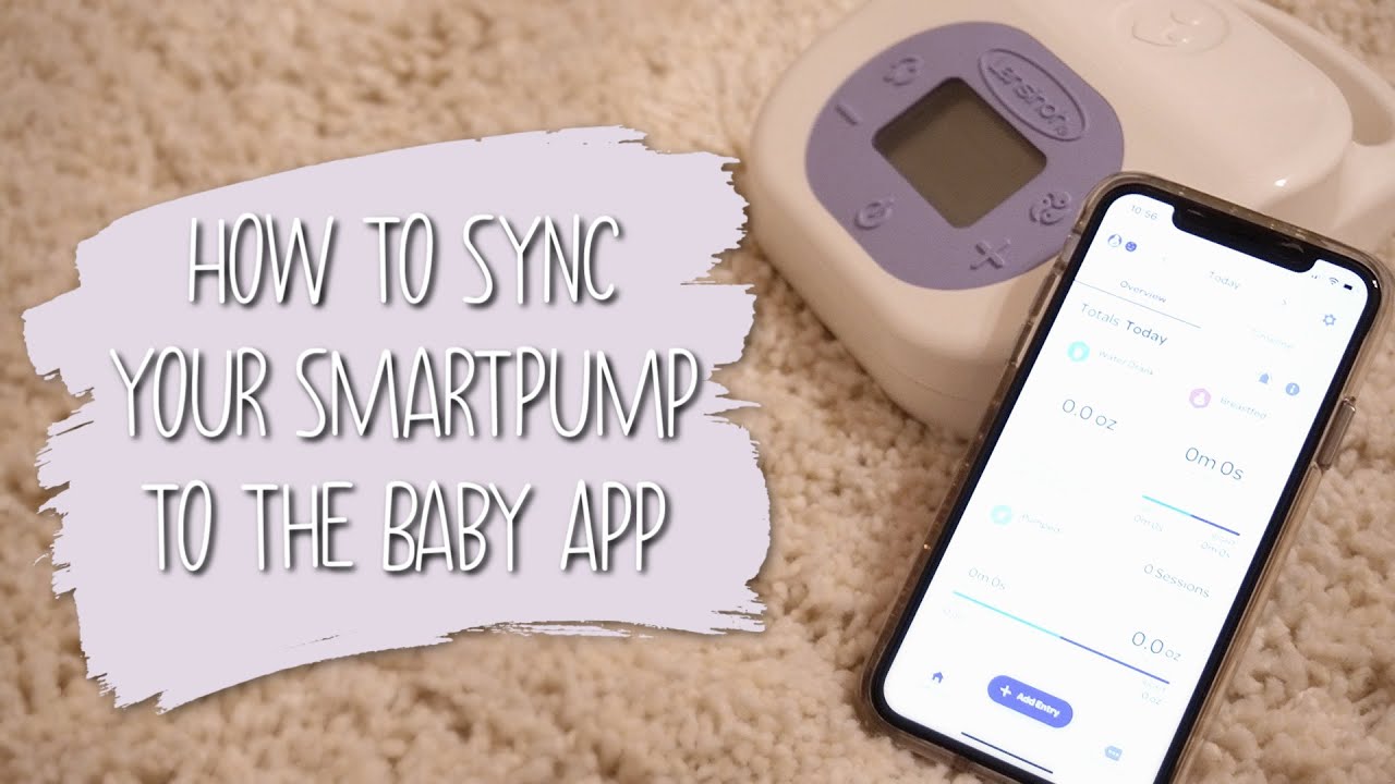 How to Sync Your Lansinoh Smartpump to the Baby App // Momma Alia - YouTube