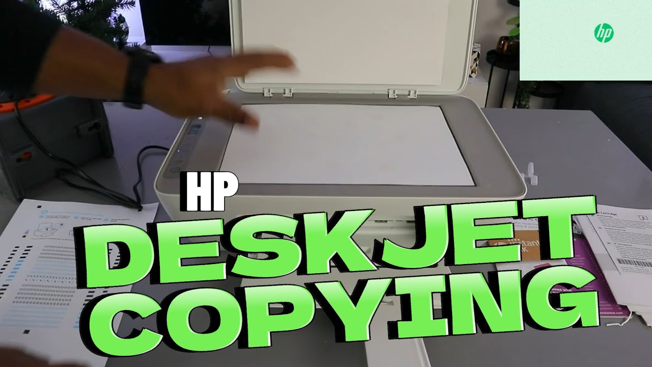 HP DESKJET ALL IN ONE PRINTER COPYING GUIDE! - YouTube
