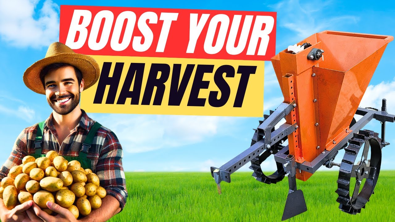 Revolutionize Potato Farming: Power Weeder Planter Attachment! - YouTube
