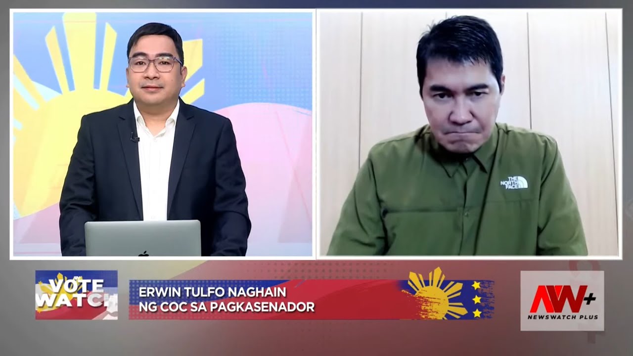 Rep. Erwin Tulfo | Vote Watch Interviews - YouTube