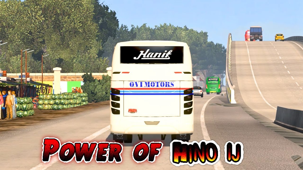 Power of Hino 1J Bus || Hanif Bus || Bus Simulator Bangladesh - YouTube