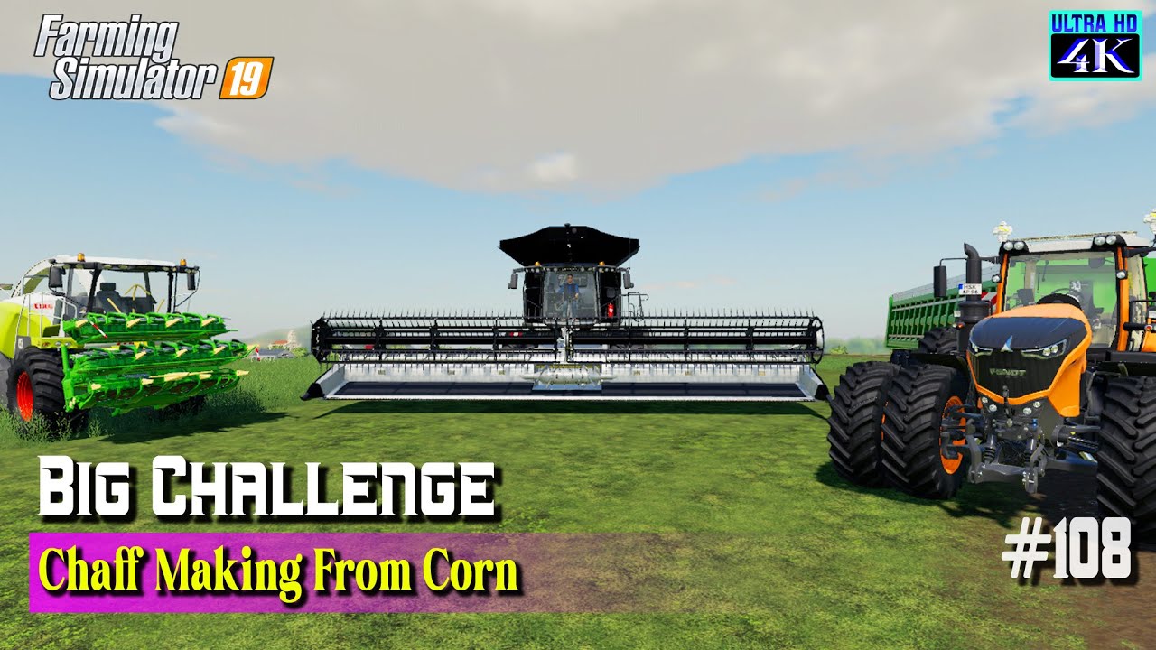 Made Chaff from Corn and Barley Harvesting / #108 / BIG CHALLENGE ...