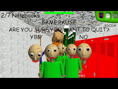 Baldi's basics birthday bash + mod menu - YouTube