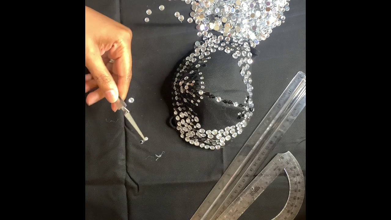 DIY DIAMOND MASK - YouTube