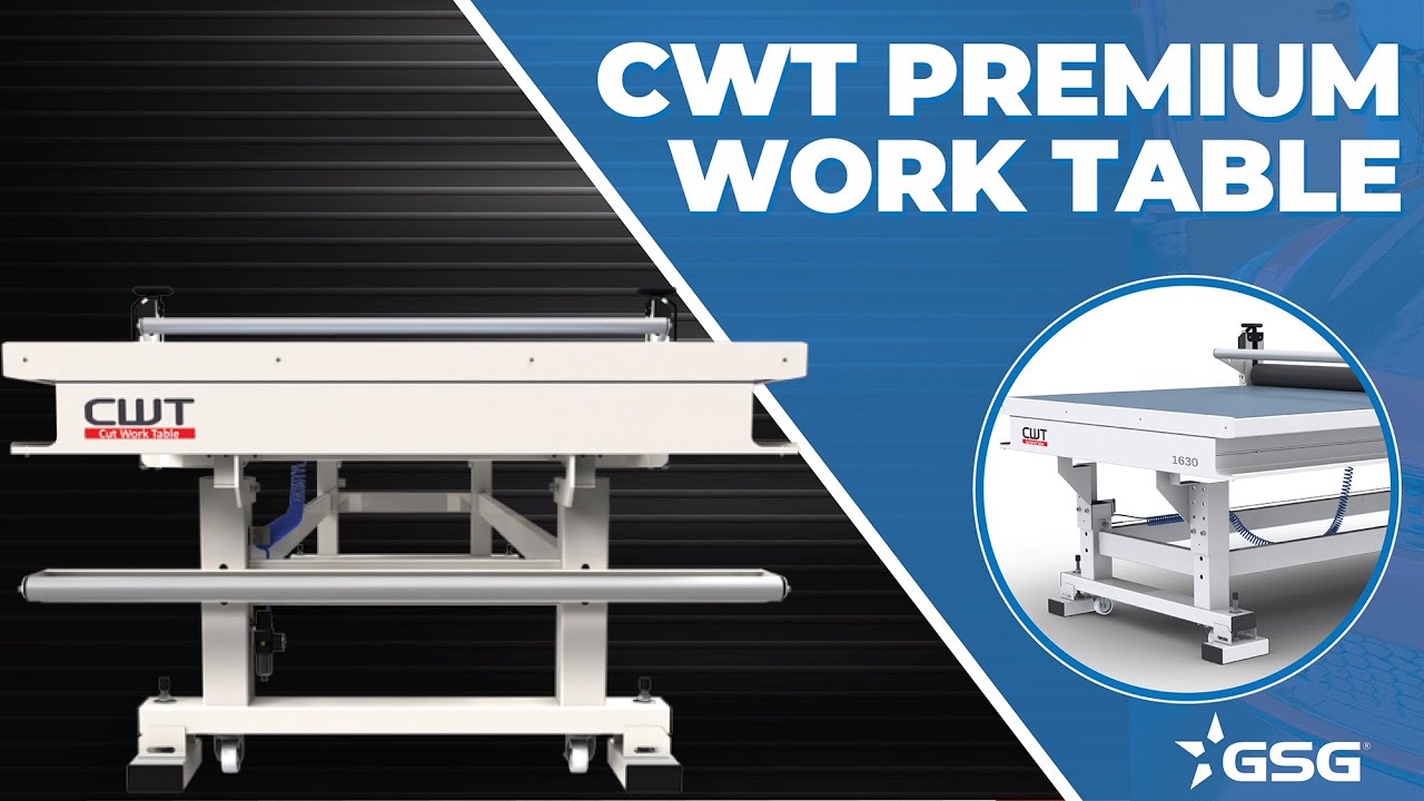 The BEST Work Tables For Lamination | CWT Premium Work Tables - YouTube