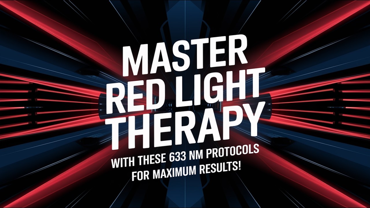 Master Red Light Therapy with These 633 nm Protocols for Maximum ...