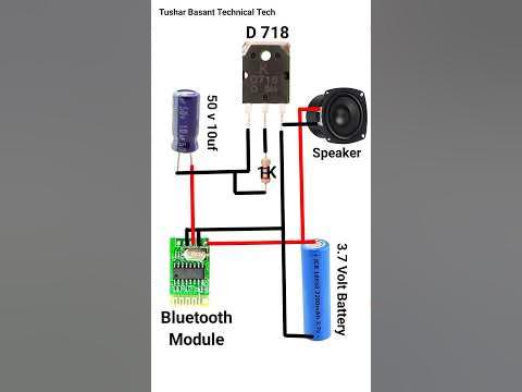 D718 Transistor Amplifier Circuit Diagram #shorts - YouTube