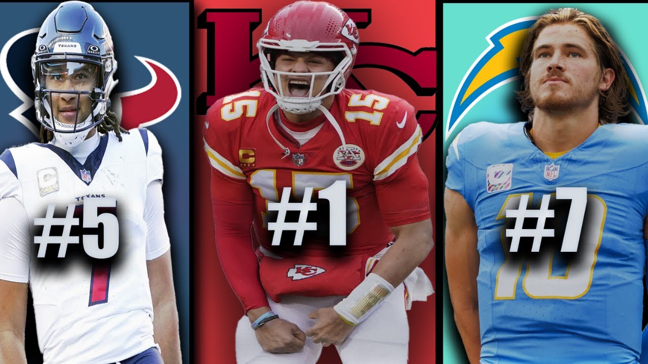 Ranking the top ten Quarterbacks in the NFL! - YouTube
