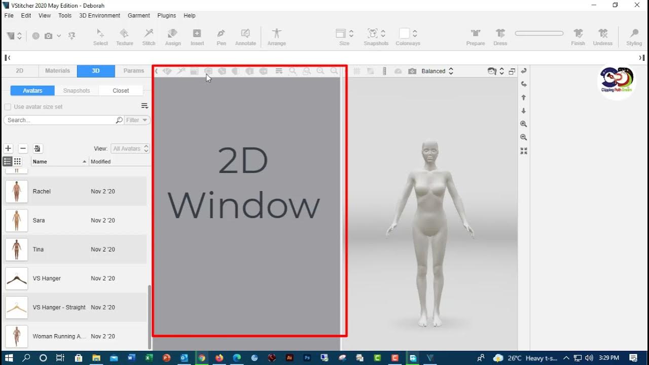 Browzwear 3D - VStitcher #Interface and Toolbar details | Fashion 3D Software Tutorial for ...