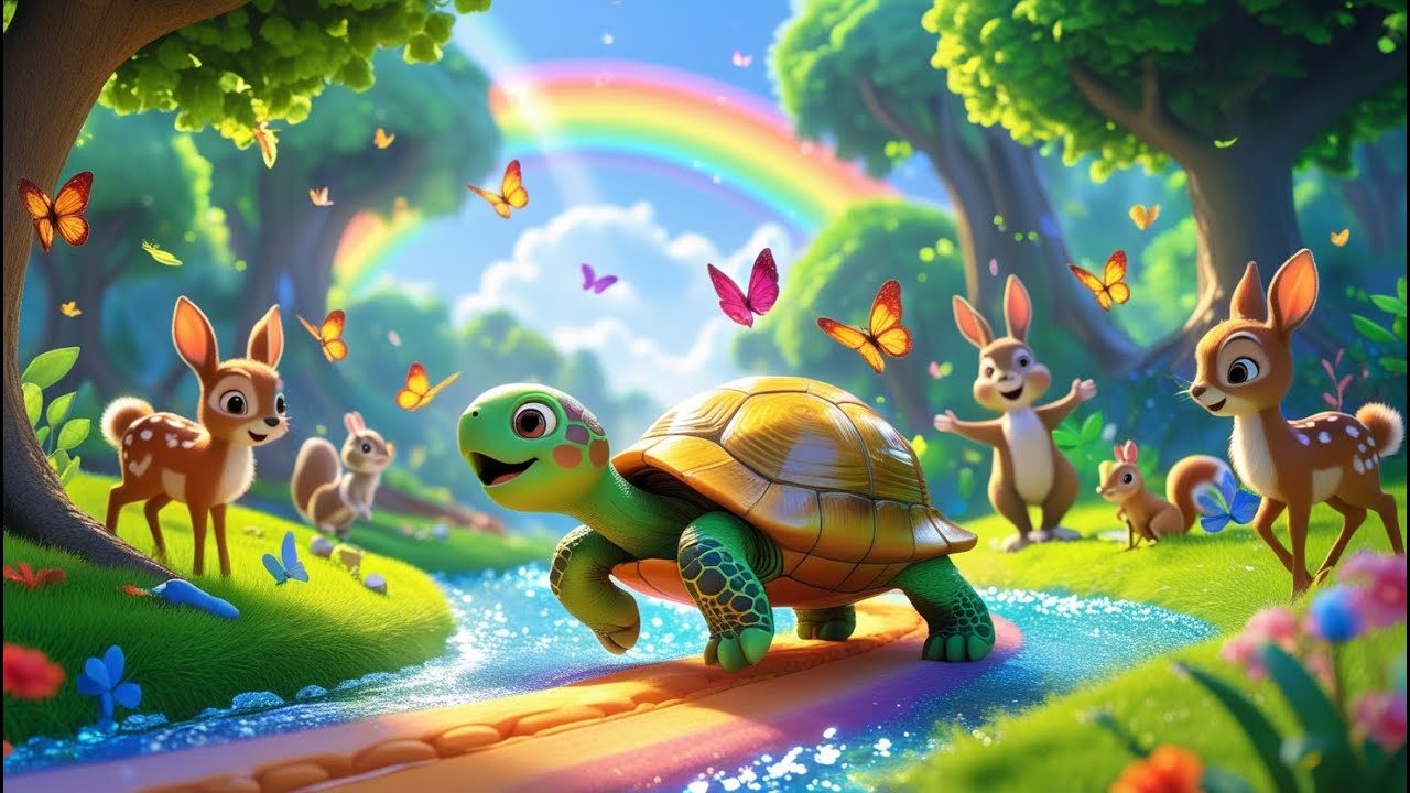 Toby the Turtle’s Slow and Steady Race | Kids Song | Nursery Rhymes ...