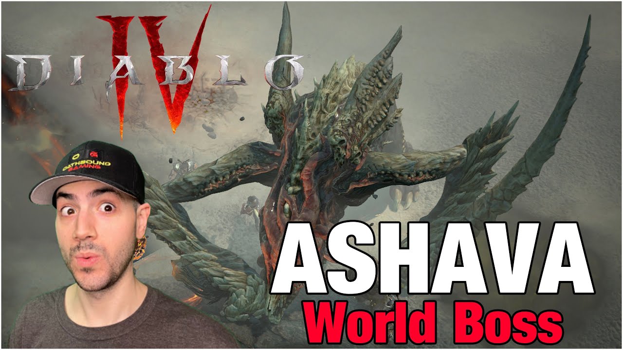 Diablo 4 - ASHAVA World Boss Fight in HARDCORE! Barbarian Gameplay [4k ...