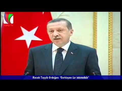 Tayyip Erdogan ve Ilham Aliyev Sarkisyani Rezil Etti (Ermenileri lafa tutdular).mp4