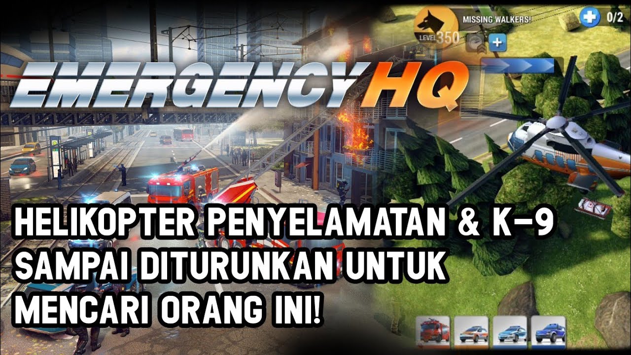 HELIKOPTER PENYELAMATAN SAMPAI DITURUNKAN UNTUK MENCARI ORANG INI ! | EMERGENCY HQ - YouTube