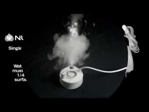 Nutramist ultrasonic fogger demo video - YouTube