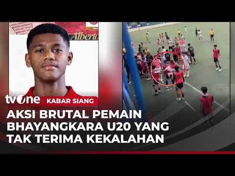 NGERI! Detik-detik Tendangan Kungfu Pemain Timnas U-20 Fadly Alberto | Kabar Siang