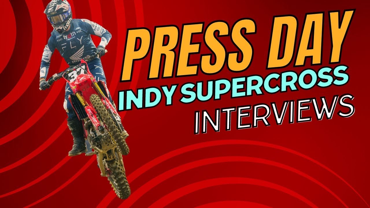Indy Supercross Press Day Interviews - Barcia, Webb, Breece, Anstie ...