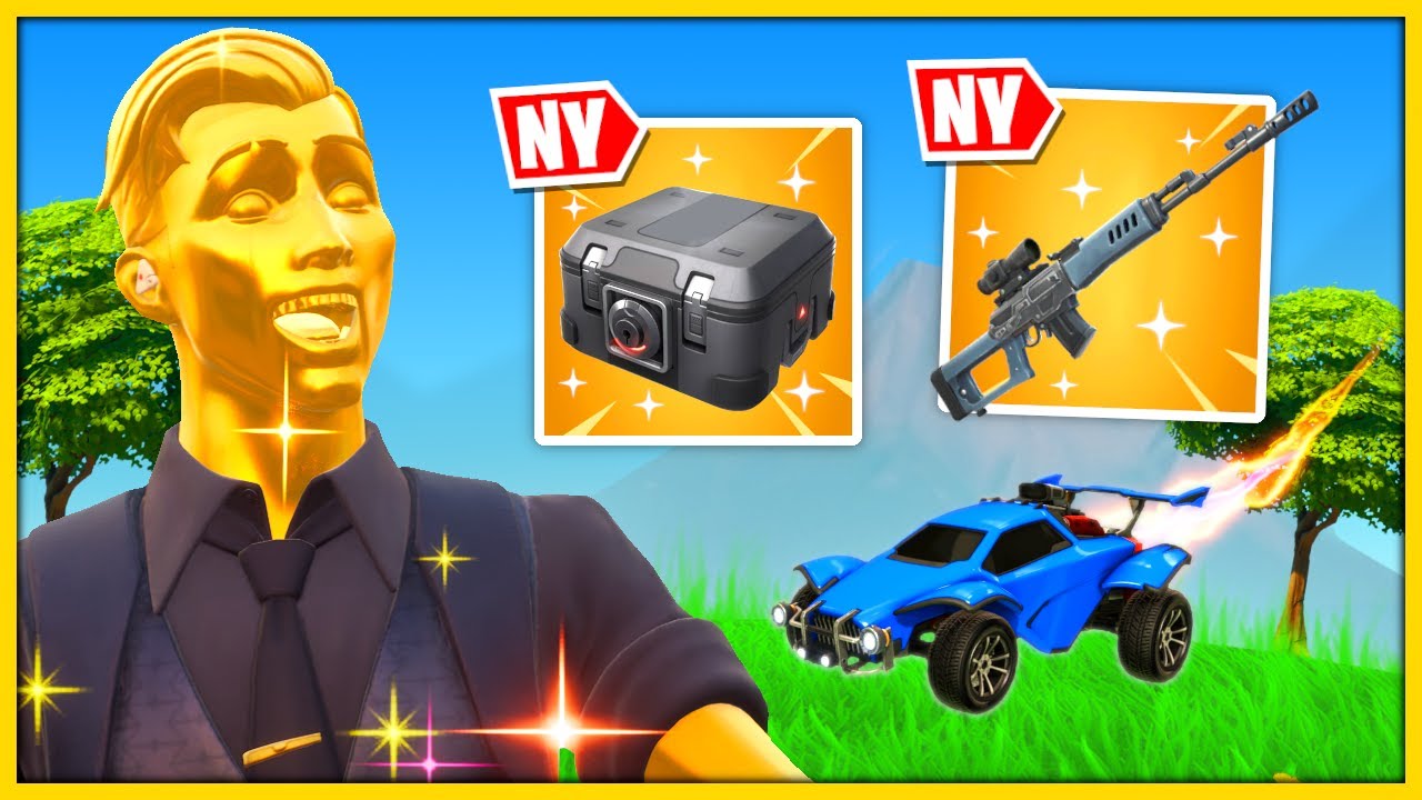 Kæmpe Opdatering i Fortnite! Ny Chest, Rocket League Bil + Meget Mere ...