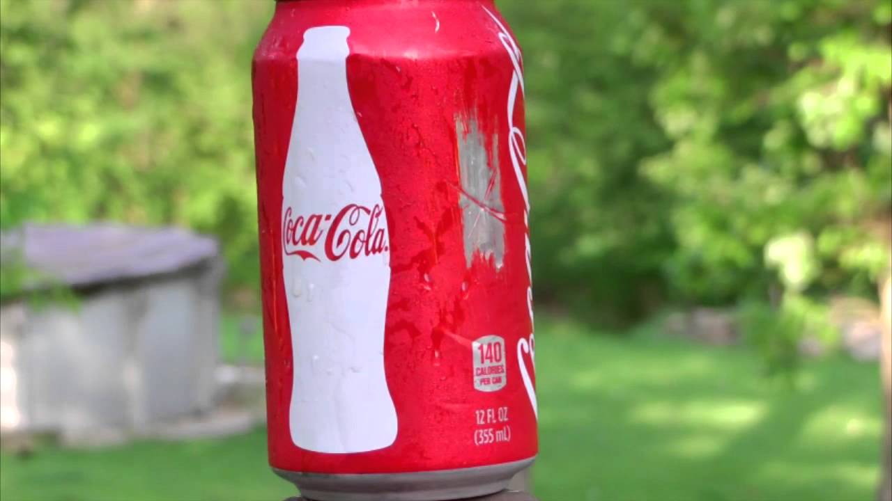 Coke Can Exploding in Slow Motion! - YouTube