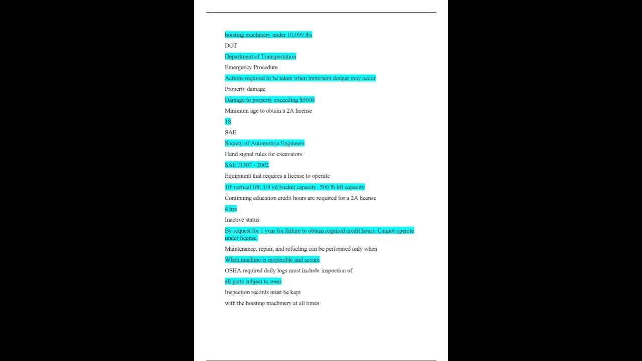 MASSACHUSETTS 2A HOISTING LICENSE EXAM LATEST 2025 WITH 200+ QUESTIONS ...