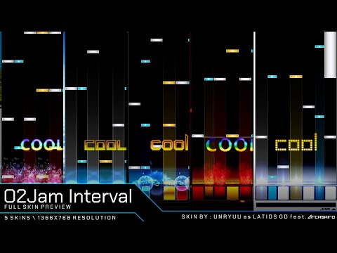 [osu!mania] O2Jam Interval Full Skin Preview - YouTube