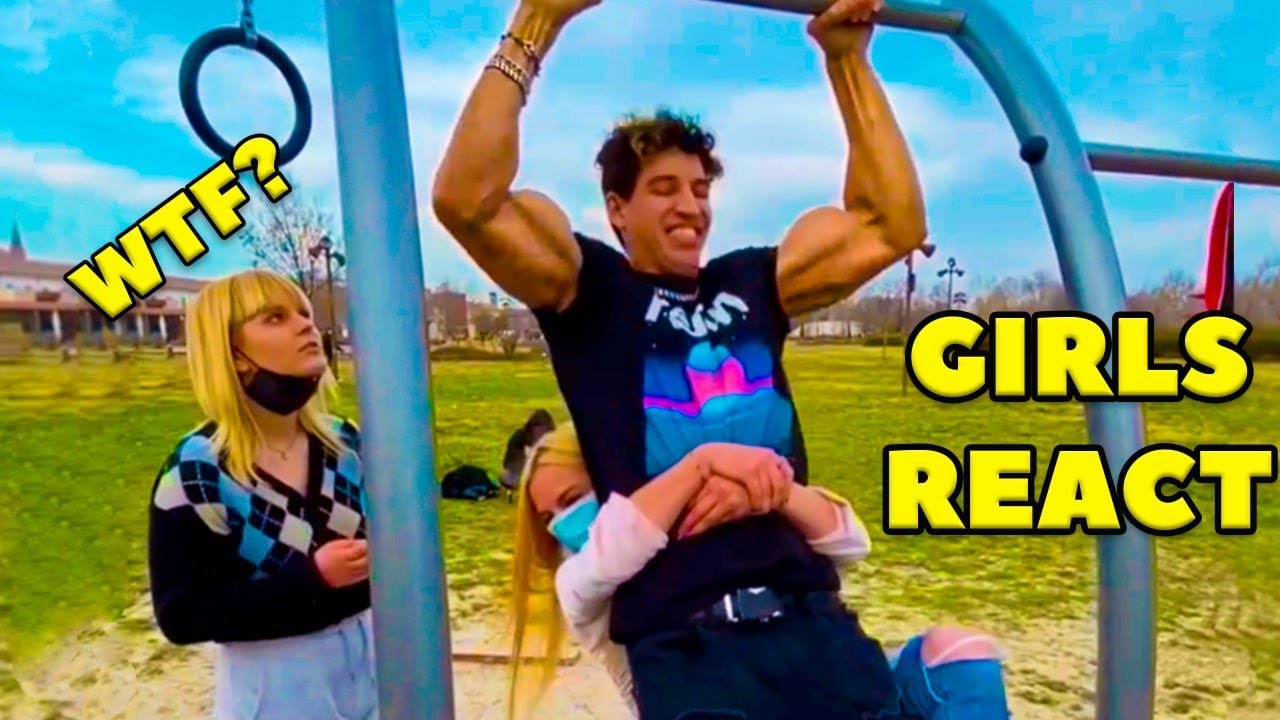 Girls Reacting To Calisthenics 2021 #3 - Workout Motivation - YouTube