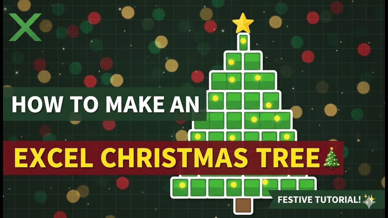 How to make an Excel Christmas Tree🎄‼️ - YouTube