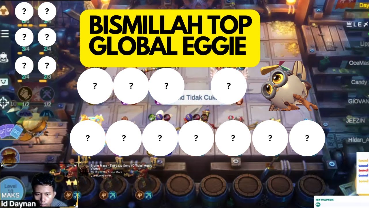 🔴DAY 1 NGABUBURIT MC GOGO TOP GLOBAL EGGIE - YouTube