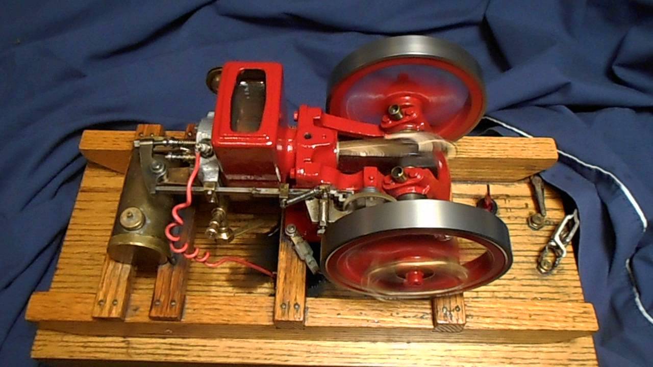 Associated hit & miss model engine - YouTube