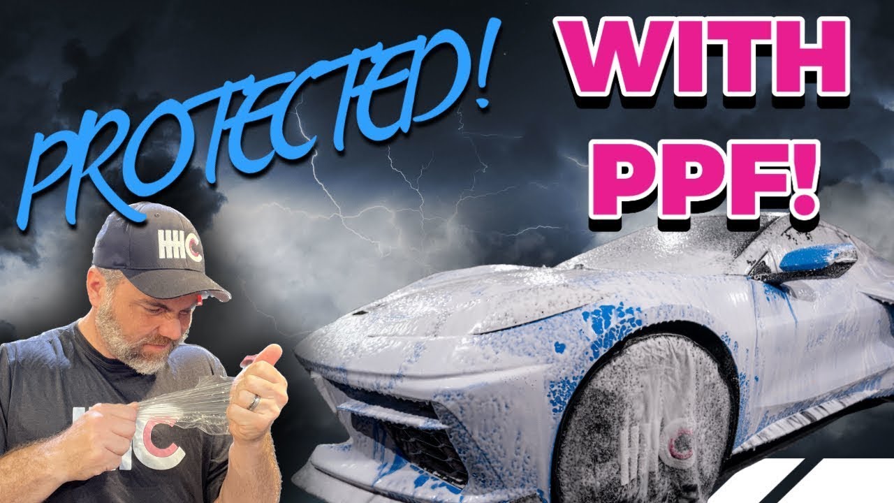 Rock chip prevention! 2023 C8 Corvette PPF track package! - YouTube