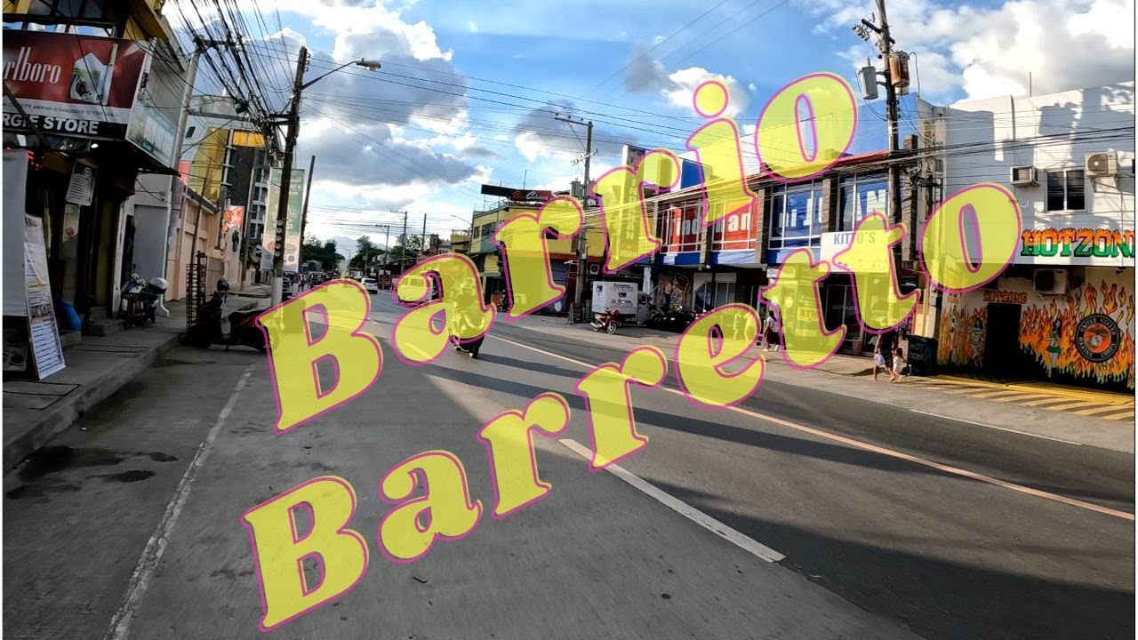 Barrio Barretto , Zambales - 🏡A Walk in Main Street & Back To Resort ...