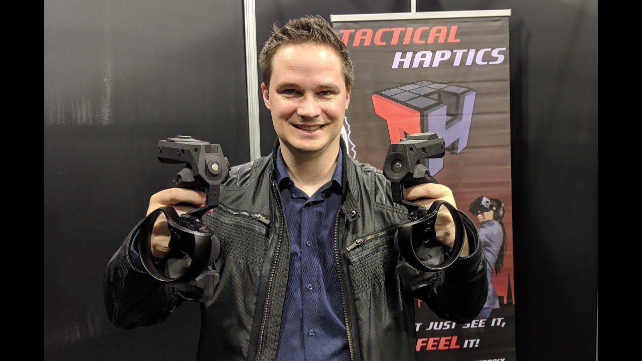 I tried the Tactical Haptics controllers at GDC. WOW I'M TOTALLY ...