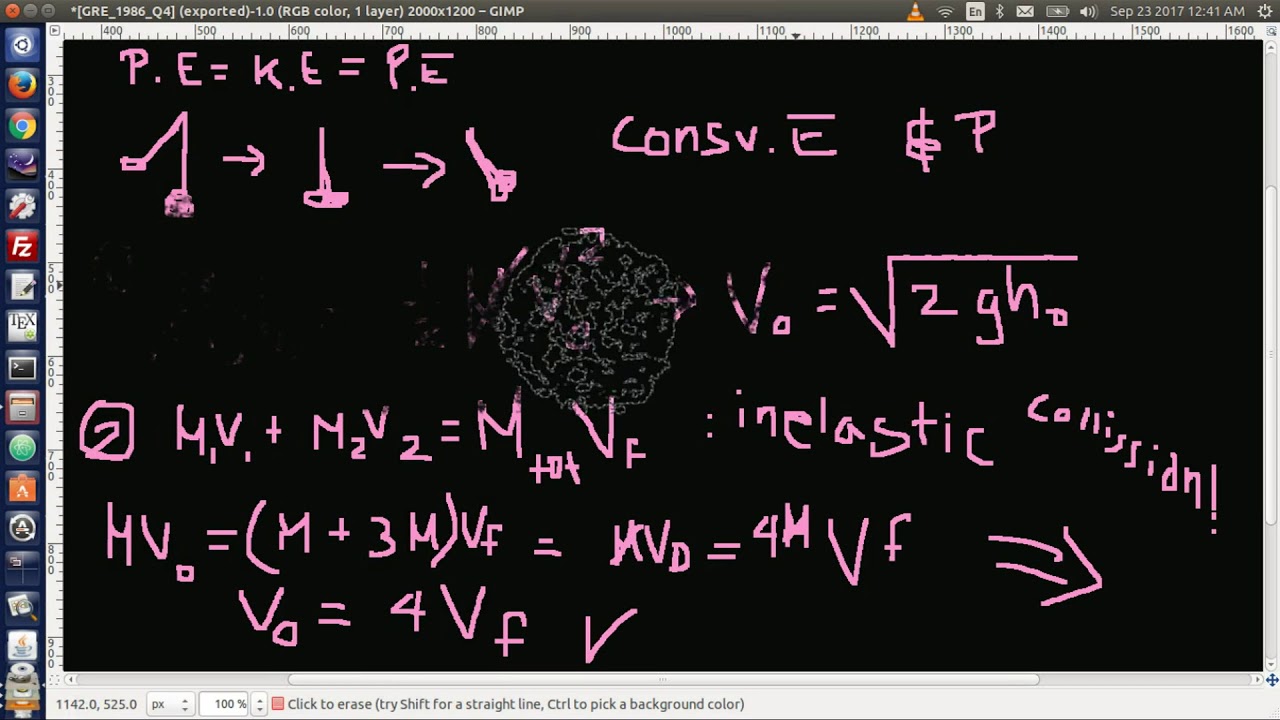 PHYSICS GRE Problem 5 Solution 1986 Practice Exam - YouTube