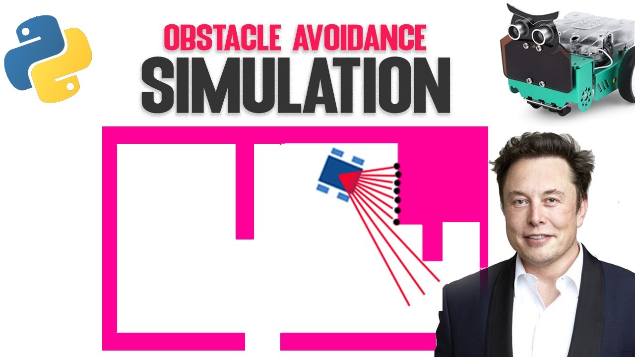 Simulating An Obstacle Avoidance Robot Using Python From Scratch Youtube