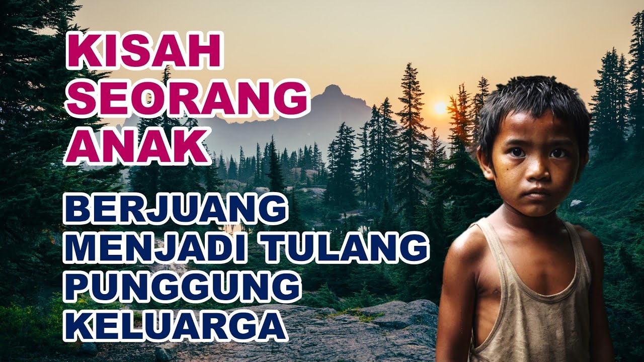 Kisah Seorang Anak Berjuang Menjadi Tulang Punggung Keluarga ! - YouTube