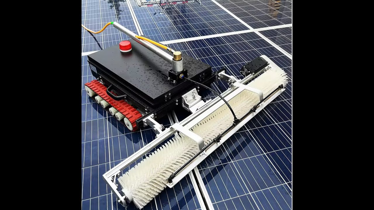 Automatic solar panel cleaningPhotovoltaic Cleaner solar panel cleaning ...