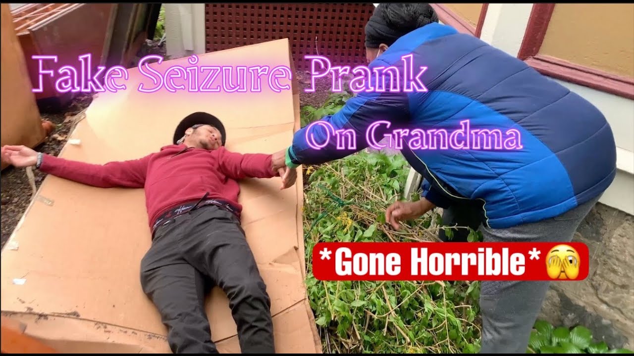 Fake Seizure Prank On Grandma *GONE HORRIBLE* 🫣 - YouTube